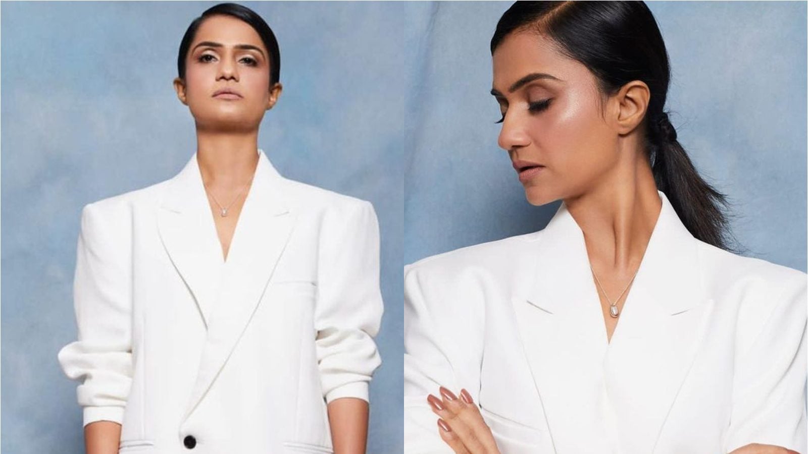 Amruta Subhash Stuns In White Pant-Suit, Take A Look At Diva's ...