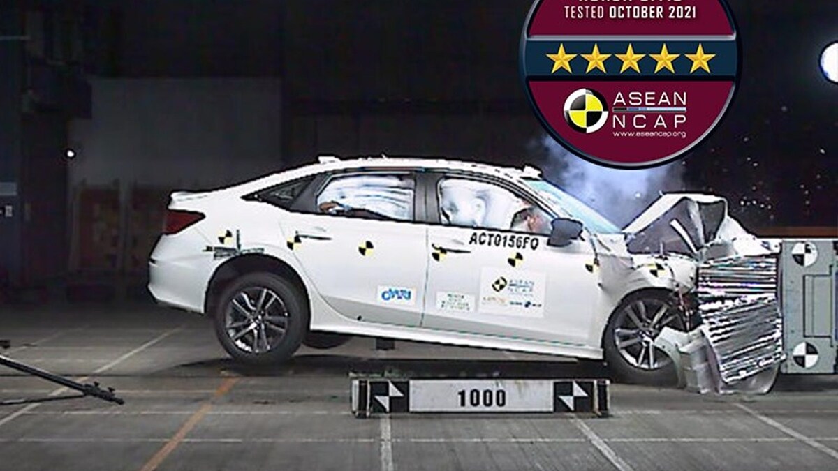 Watch: 2021 Honda Civic Scores Full 5 Star Crash Test Safety Rating by ...
