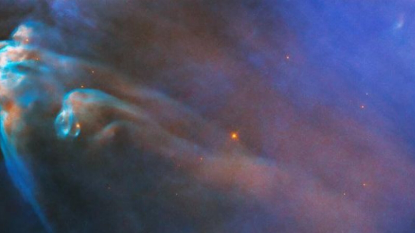 NASA’s Hubble Telescope Captures Photos of Colliding Gases in ‘Running ...