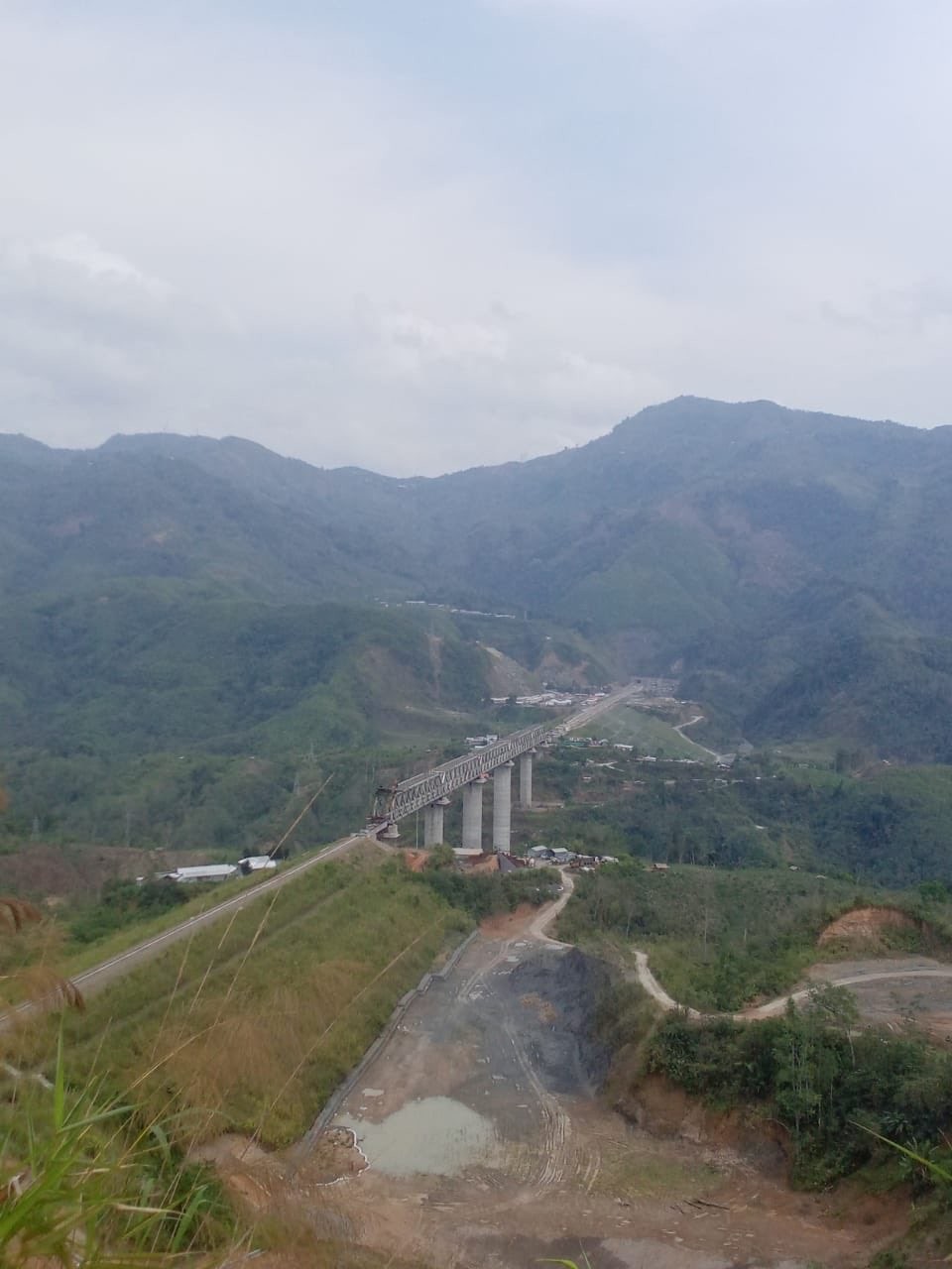 WATCH: World's Tallest Pier Bridge in Manipur by Indian Railways ...