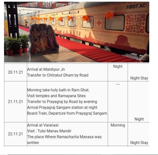 Ramayana Yatra 2021 Special Trains: How to Book IRCTC Tickets Online ...