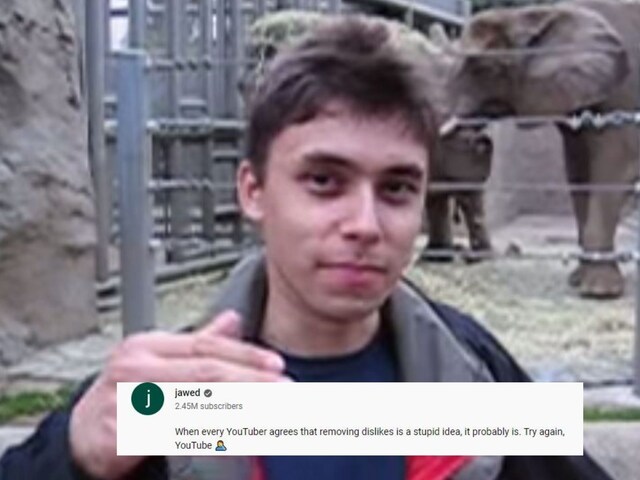 YouTube Co-founder Protests Platform's 'Dislike' Move by Revisiting ...