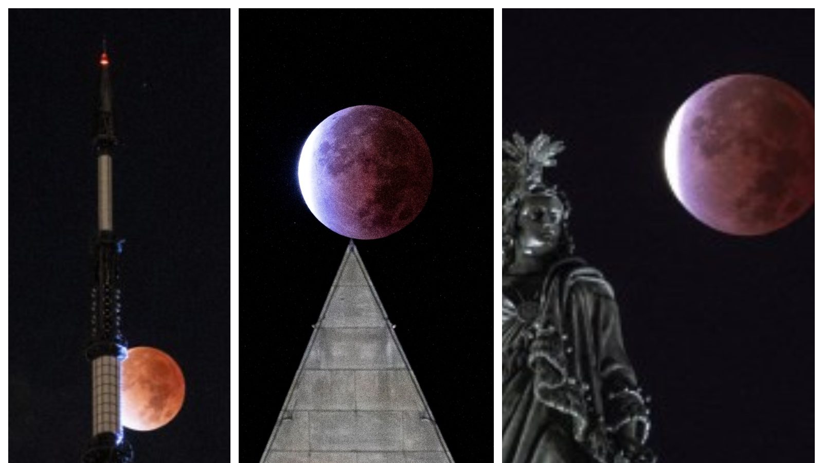 In Pics: Historic Partial Lunar Eclipse 2021 Around The World - News18