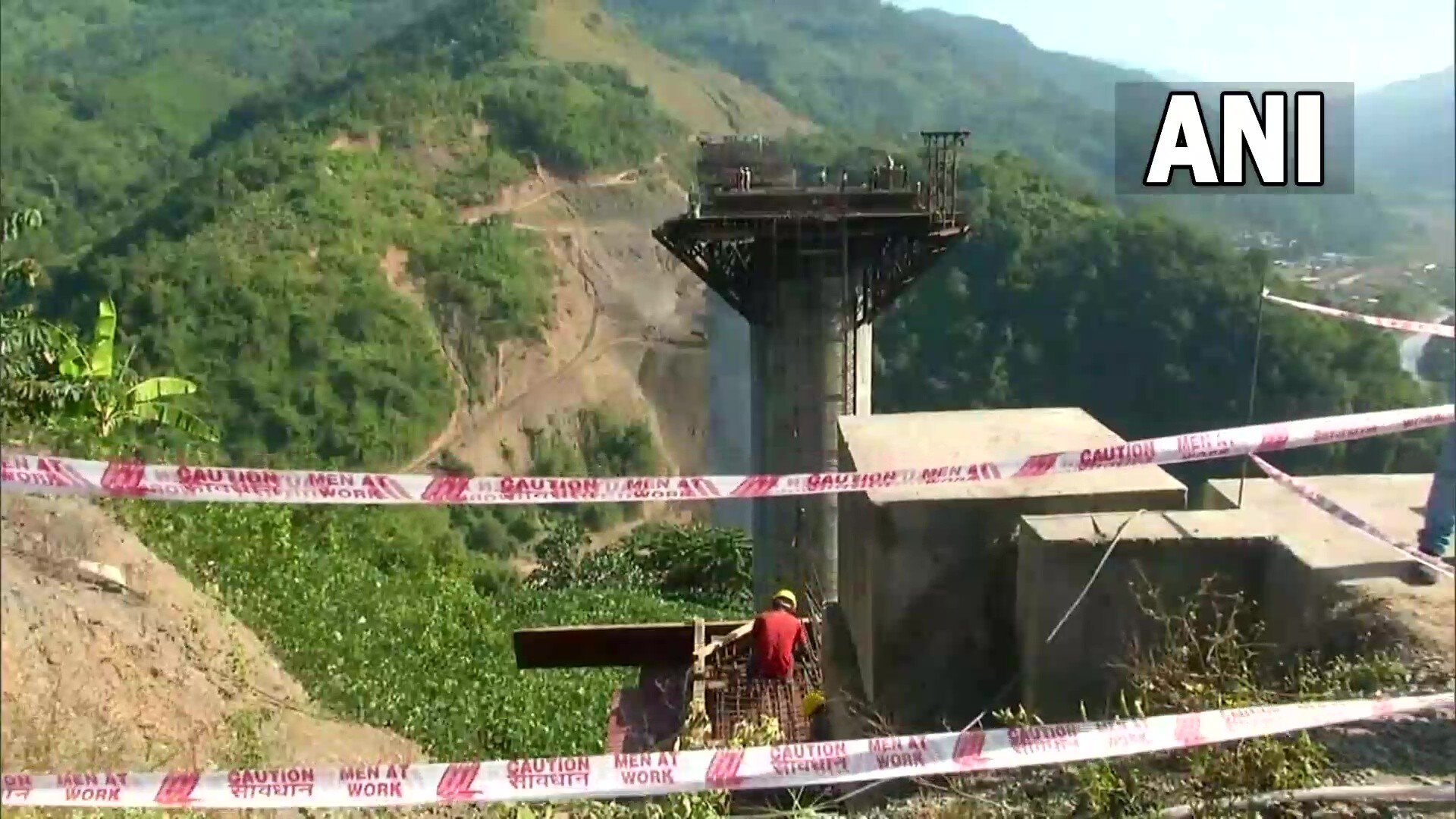 WATCH: World's Tallest Pier Bridge in Manipur by Indian Railways