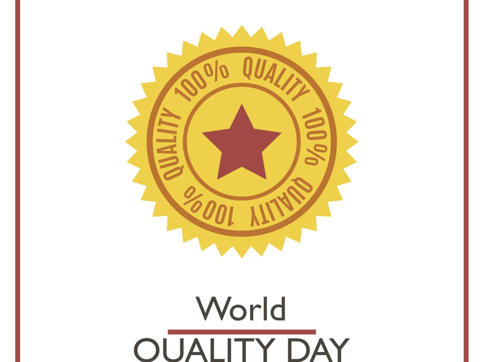 Quality Month Logo World Quality Day Poster & Banner Designs