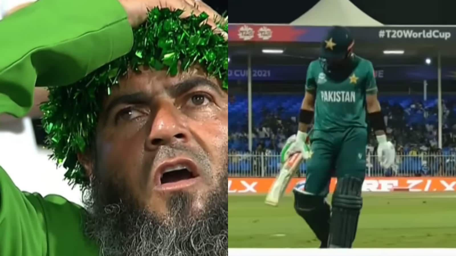 Pakistani Fan's Stunned Reaction to Mohammad Rizwan's Wicket is Pure ...