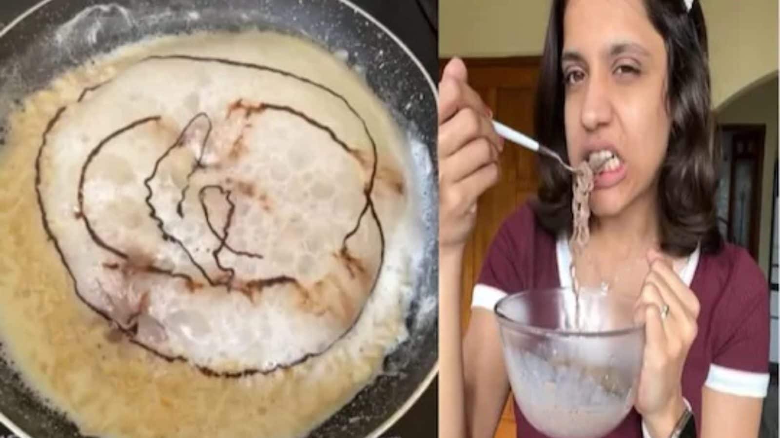 Food Blogger Cooks Maggi in Milk, Chocolate Sauce; Netizens Call it a ...