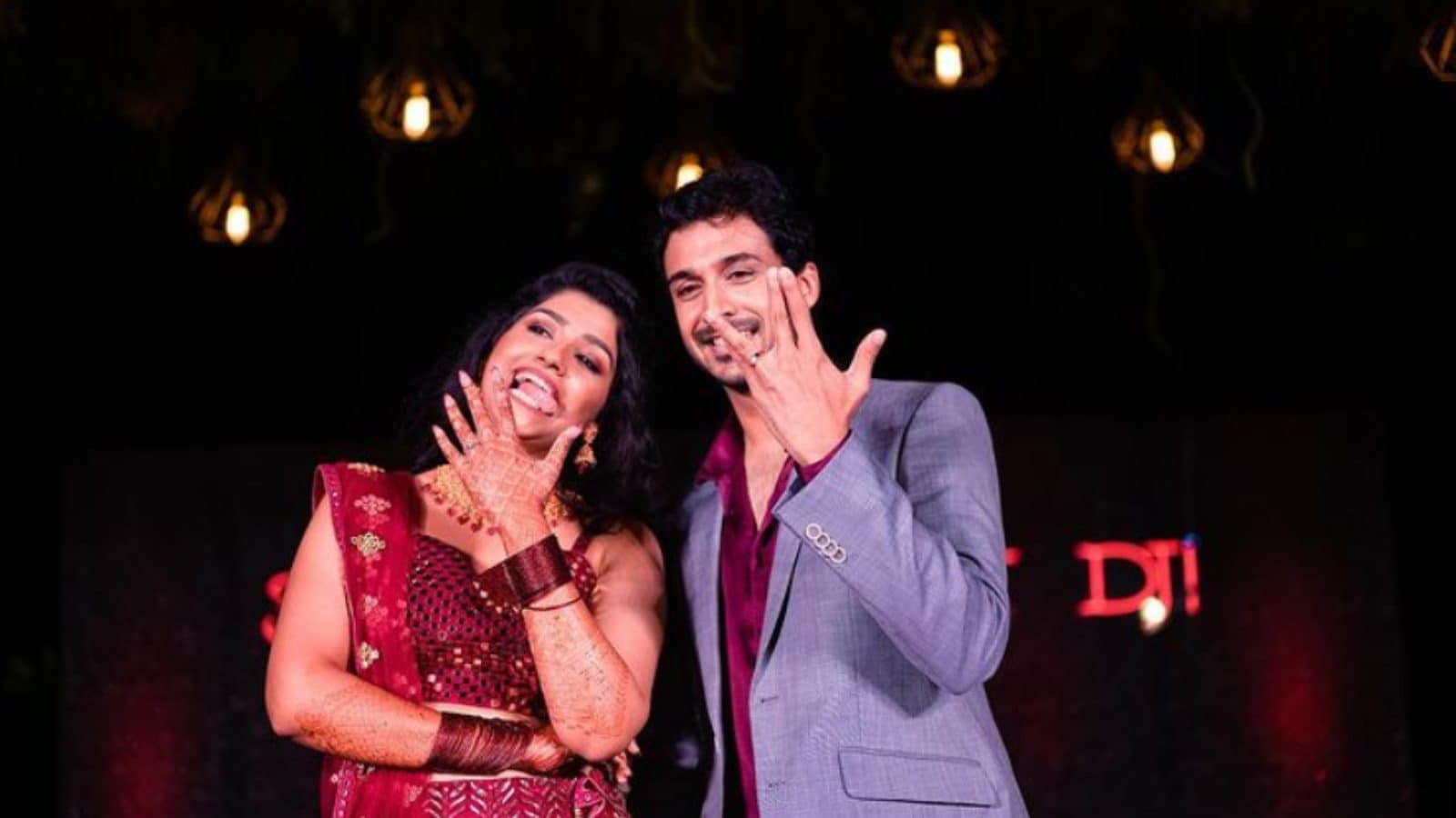 At Goa Beach, Actor Rasika Sunil Ties Wedding Knot With Aditya Bilagi ...