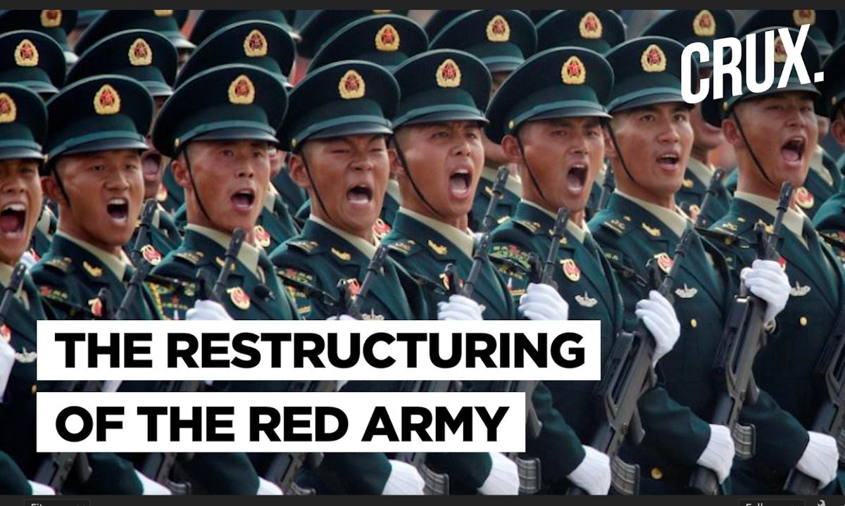 China Realigns Its Military I More Troops Moved To Frontline Roles ...
