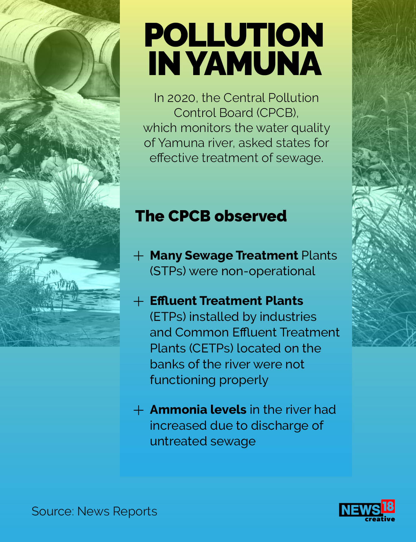 Causes Of Yamuna River Pollution