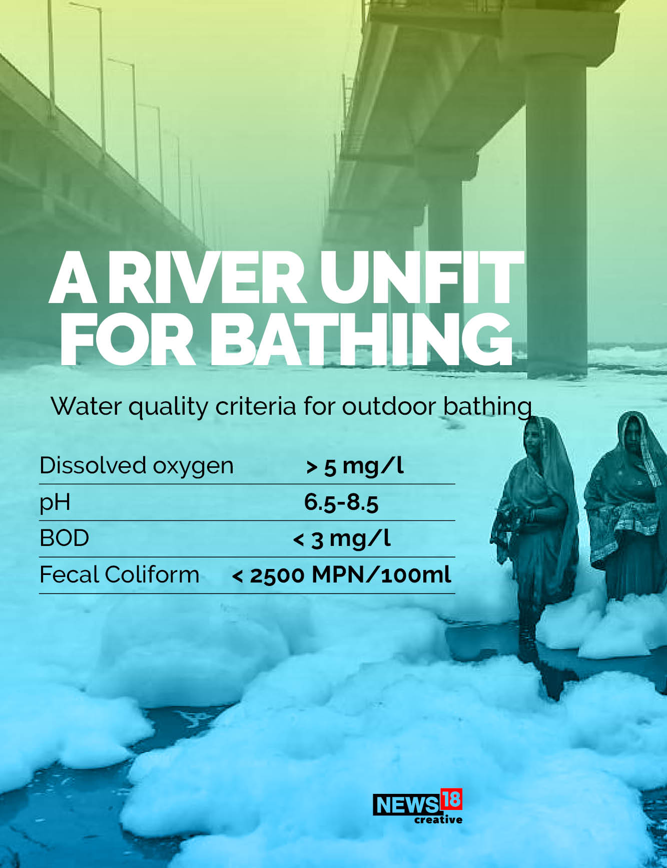 Yamuna River Pollution: What Causes Frothing and Why it is a Public ...