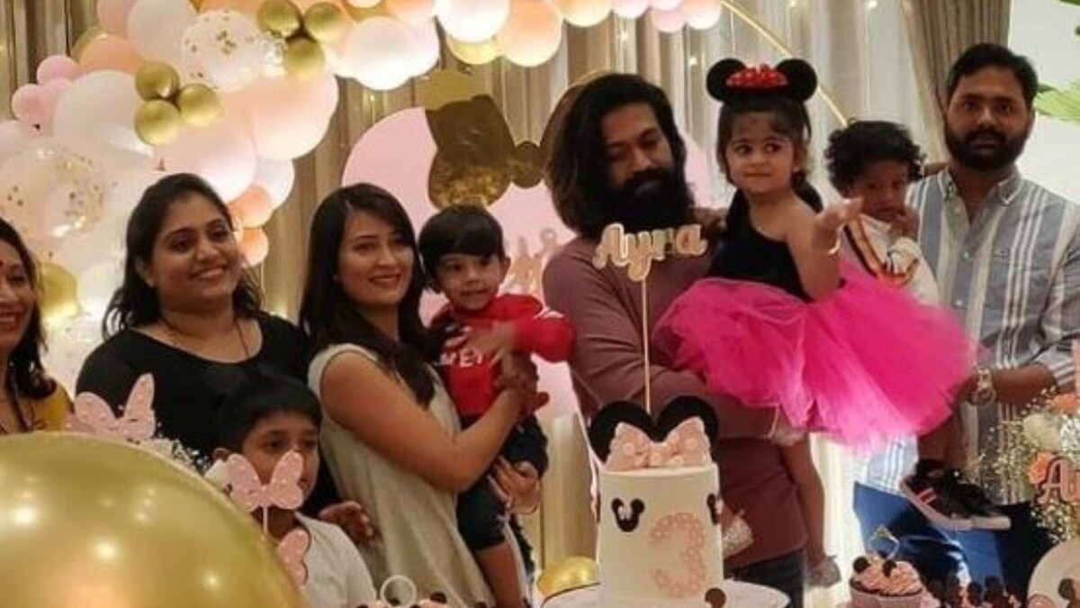 KGF Star Yash Celebrates 3rd Birthday of Daughter Ayra, Pictures Go ...