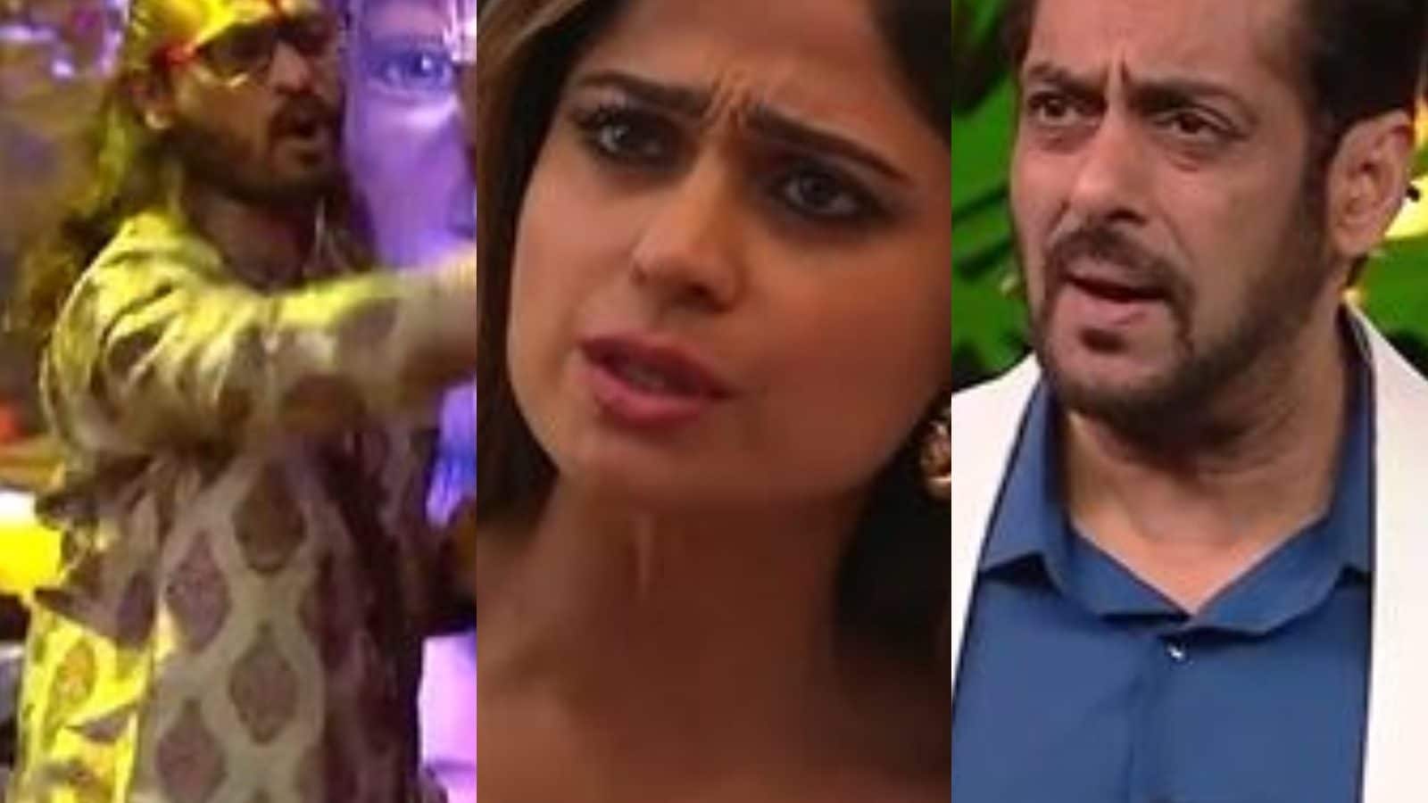 Bigg Boss 15 Salman Khan Lambasts Shamita Shetty For Mocking Abhijit