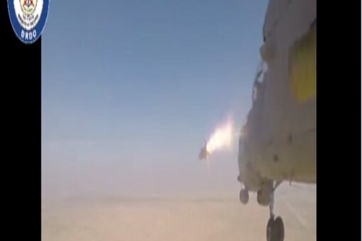 India Flight-tests Helicopter-launched Stand-off Anti-tank Missile - News18