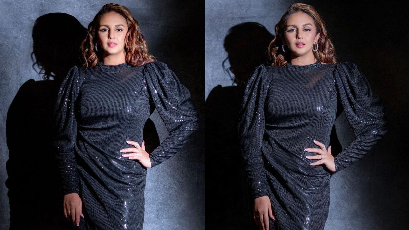 Huma Qureshi Dazzles In Ruffled Sleeves Mini Dress See Divas Drop