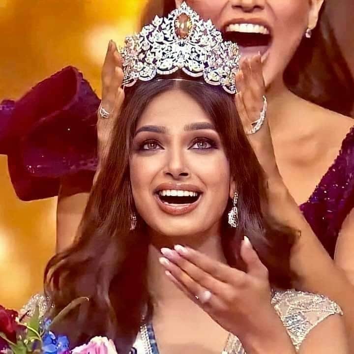Harnaaz Sandhu Crowned Miss Universe 2021: Brings Home The Crown After ...