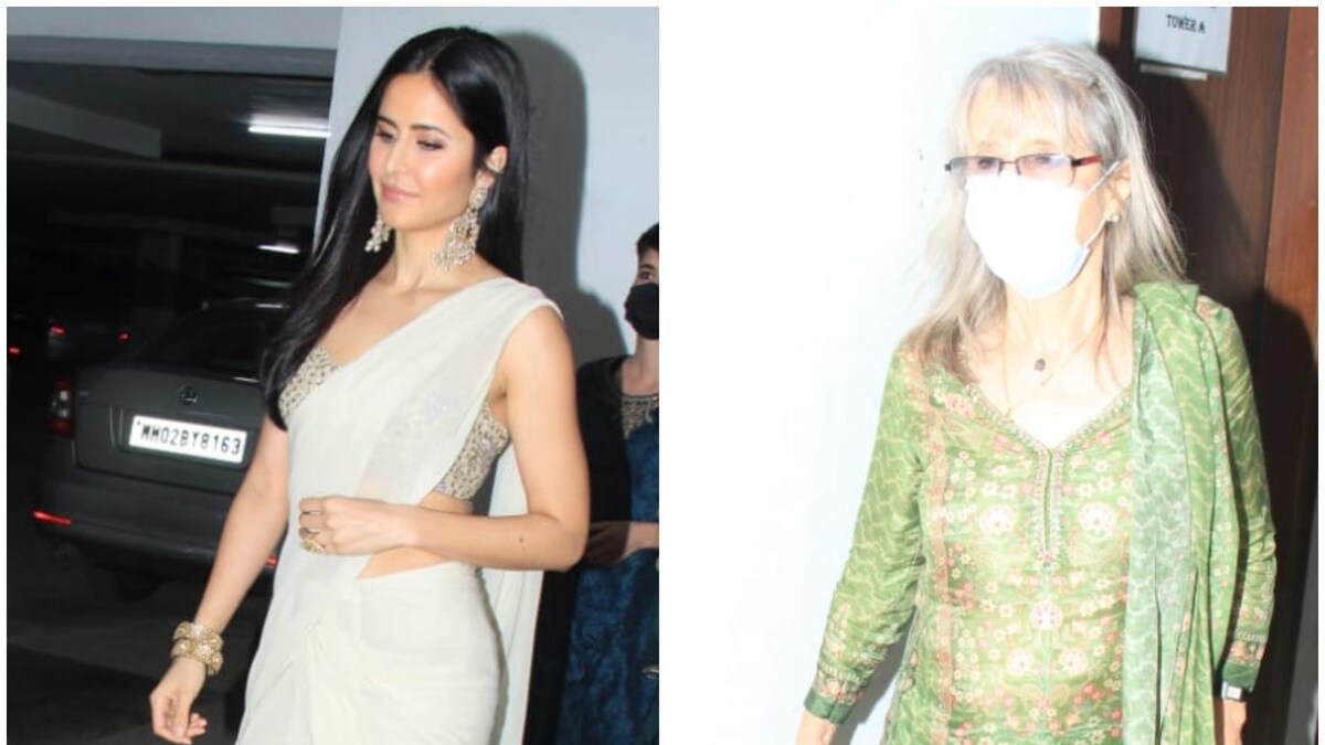 Katrina Kaif Spotted Visiting Vicky Kaushal's House with Mother, Looks ...