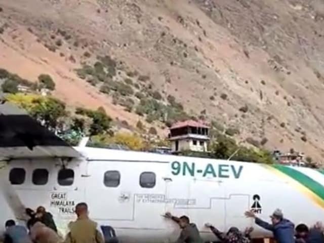 WATCH: Passengers Push Aircraft off Nepal Runway in Viral Video - News18