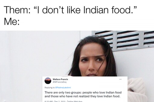 Padma Lakshmi Reacts to Haters of Indian Food with a Meme - News18