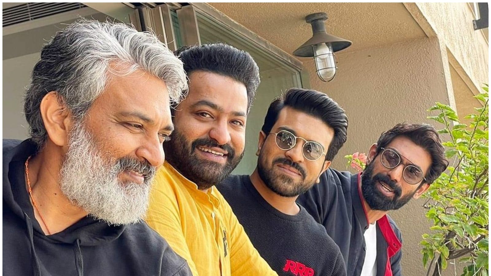 Rana Daggubati Hangs Out with RRR Team SS Rajamouli, Ram Charan and Jr ...