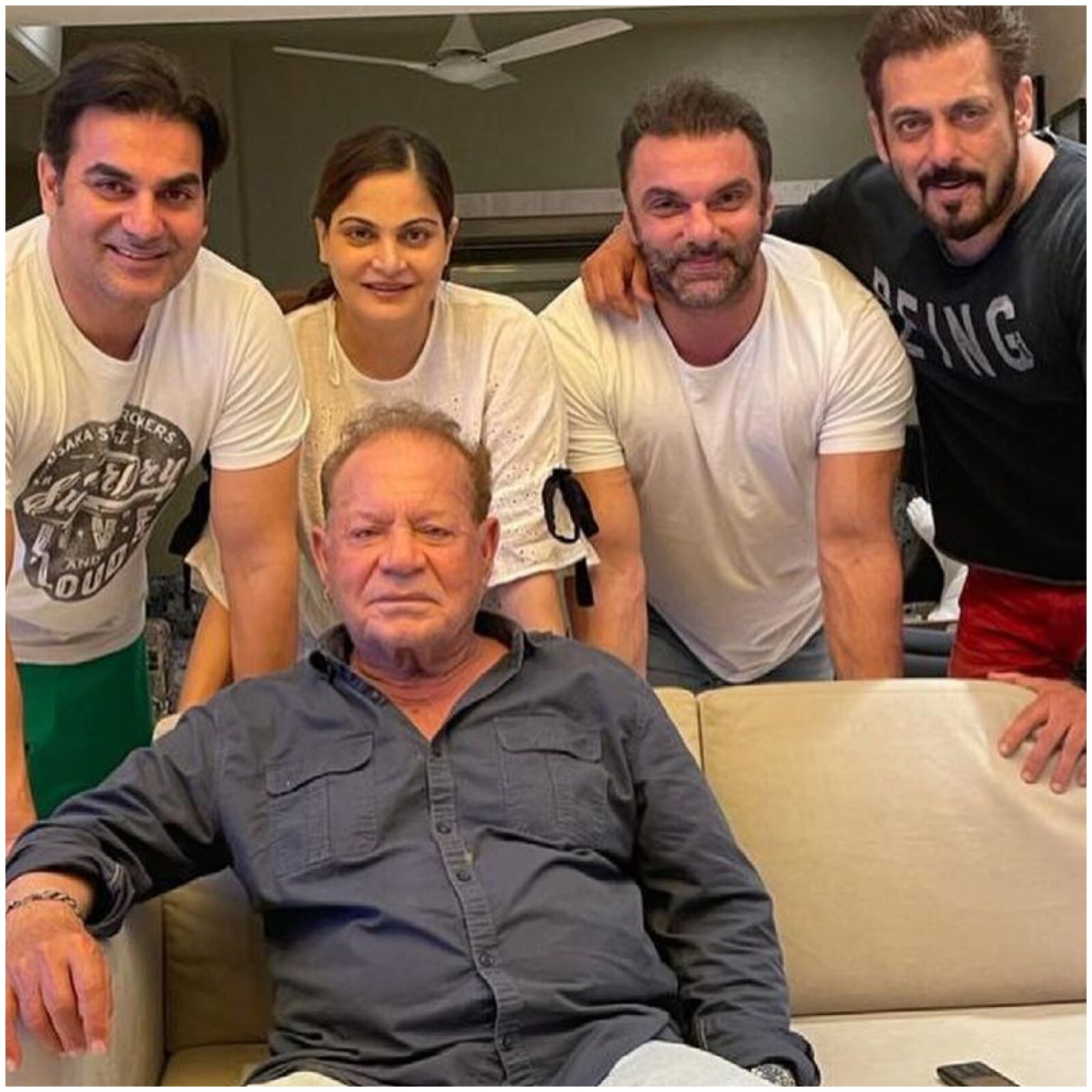 Salim Khan With Salman Khan