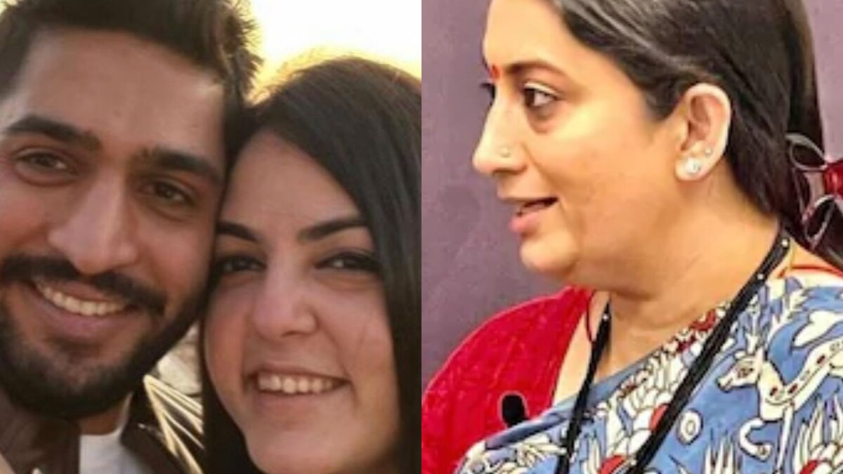 'Saas' Smriti Irani Welcomes Step-Daughter's Fiance Arjun Bhalla to ...
