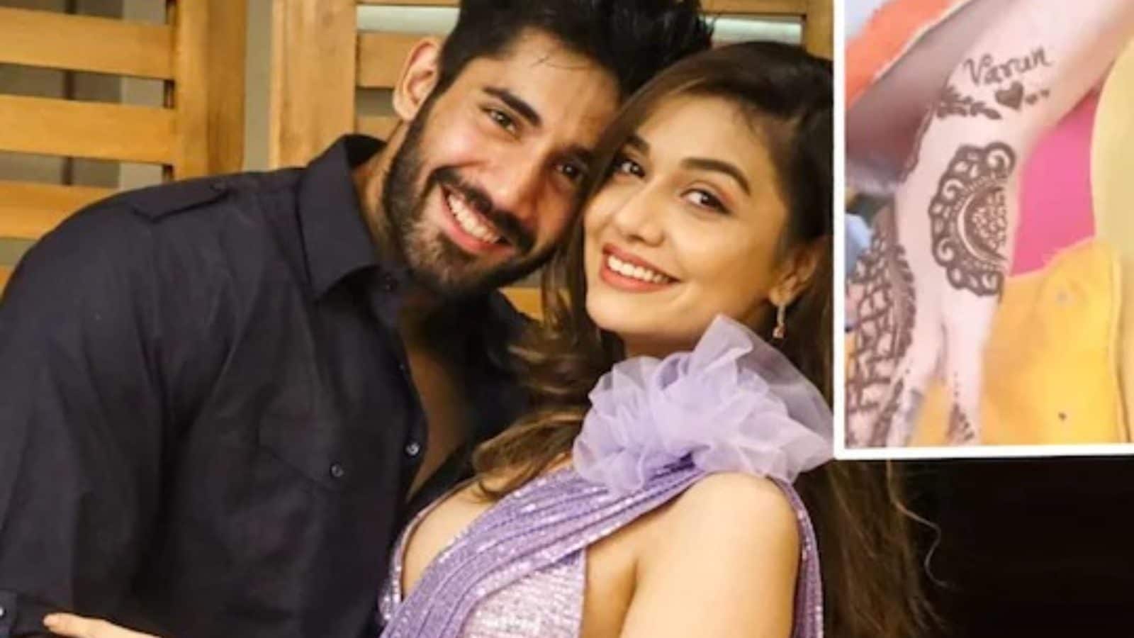 Actor Divya Agarwal's Romantic Gesture For Boyfriend VJ Varun At His ...