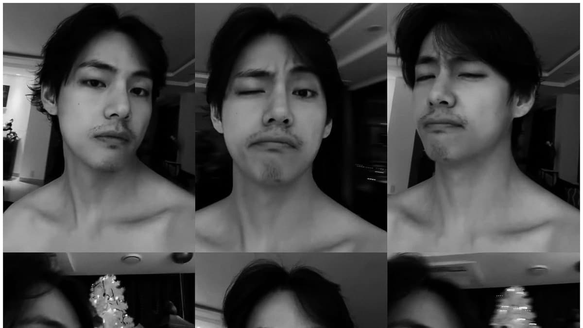 BTS: Kim Taehyung Drives ARMY Crazy Going Shirtless, Flaunting Facial ...