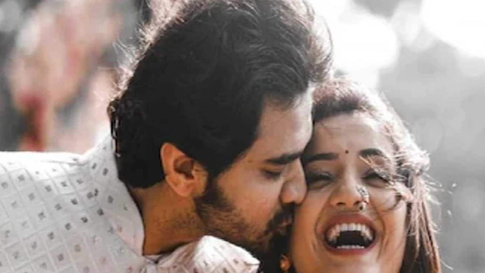 Hruta Durgule Wishes Fiance Prateek Shah a Happy Birthday | Movies News ...
