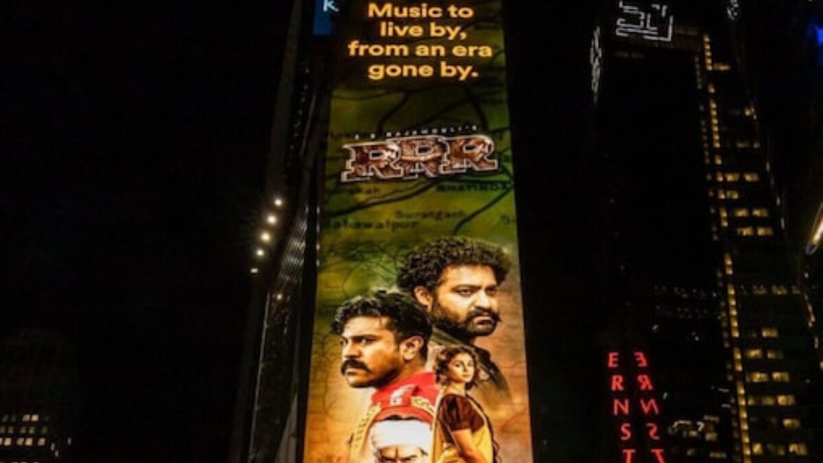 'Roar of RRR': New York's Times Square Lights up With Film's Poster ...