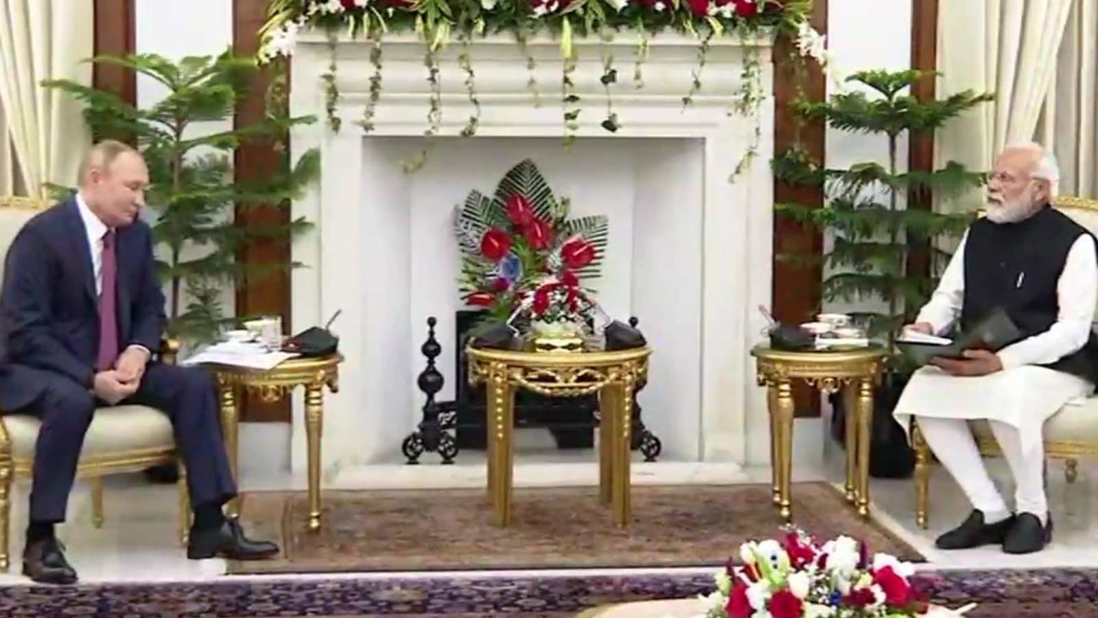 PM Modi Meets Putin in Delhi, Says India-Russia Ties Strengthened ...