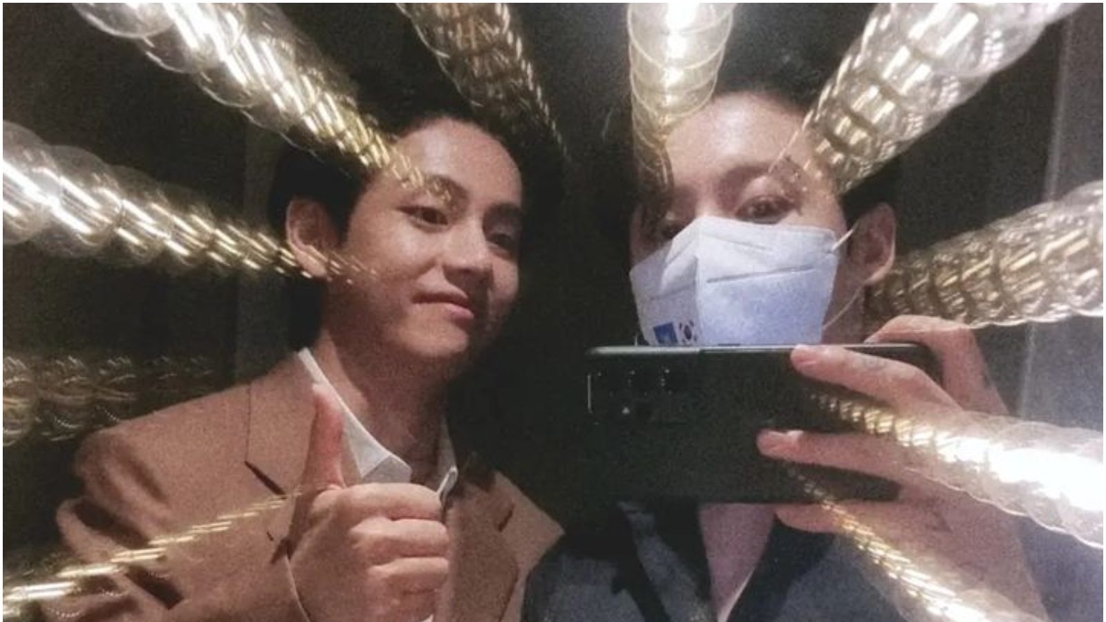 BTS: Jungkook Plays with Pet Doberman Bam, Shares Mirror Selfie with V ...