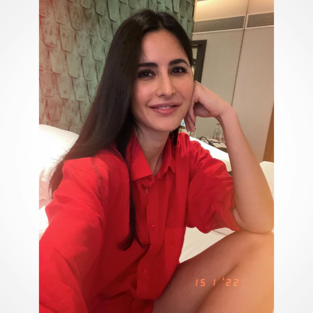 Katrina Kaif Paints The Town Red In Oversized Shirt And Shorts, Check ...