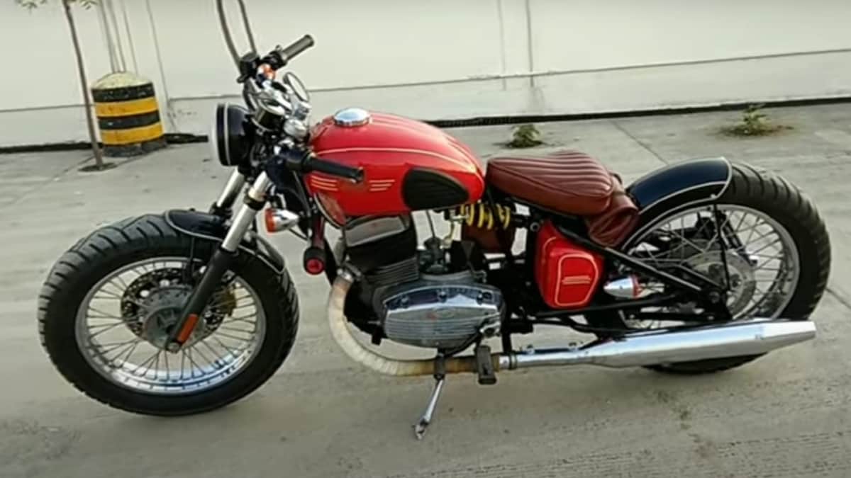 Classic Yezdi Motorcycle Modified into a Bobber: Watch Video - News18