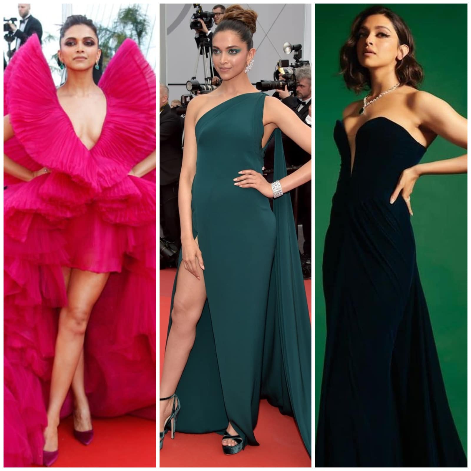 Cocktail Movie Deepika Green Dress