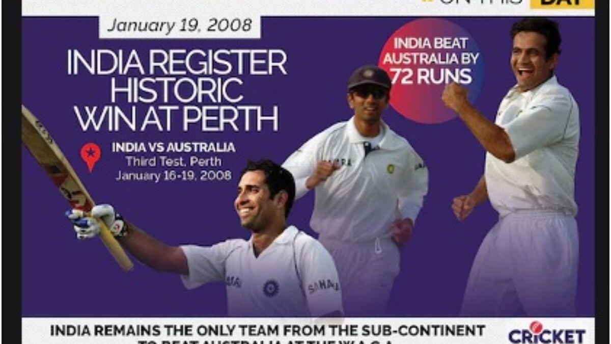 On This Day in 2008: India Wins Perth Test Denying Australia 17th ...