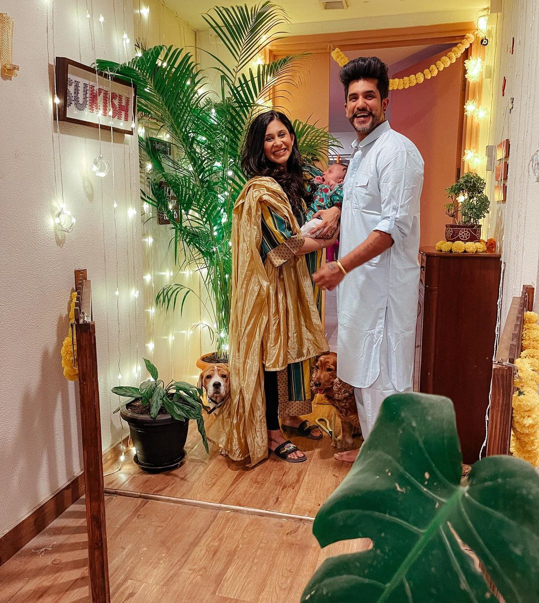 Kishwer Merchantt Shares Adorable Photo With Hubby Suyyash Rai And Son ...