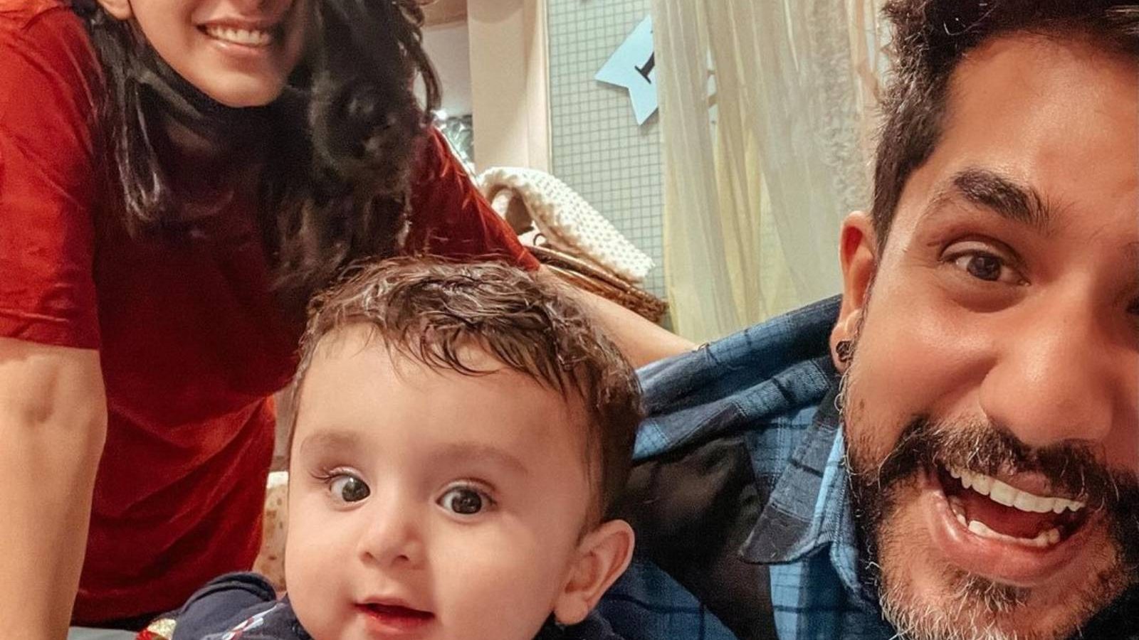 Kishwer Merchantt Shares Adorable Photo With Hubby Suyyash Rai And Son ...