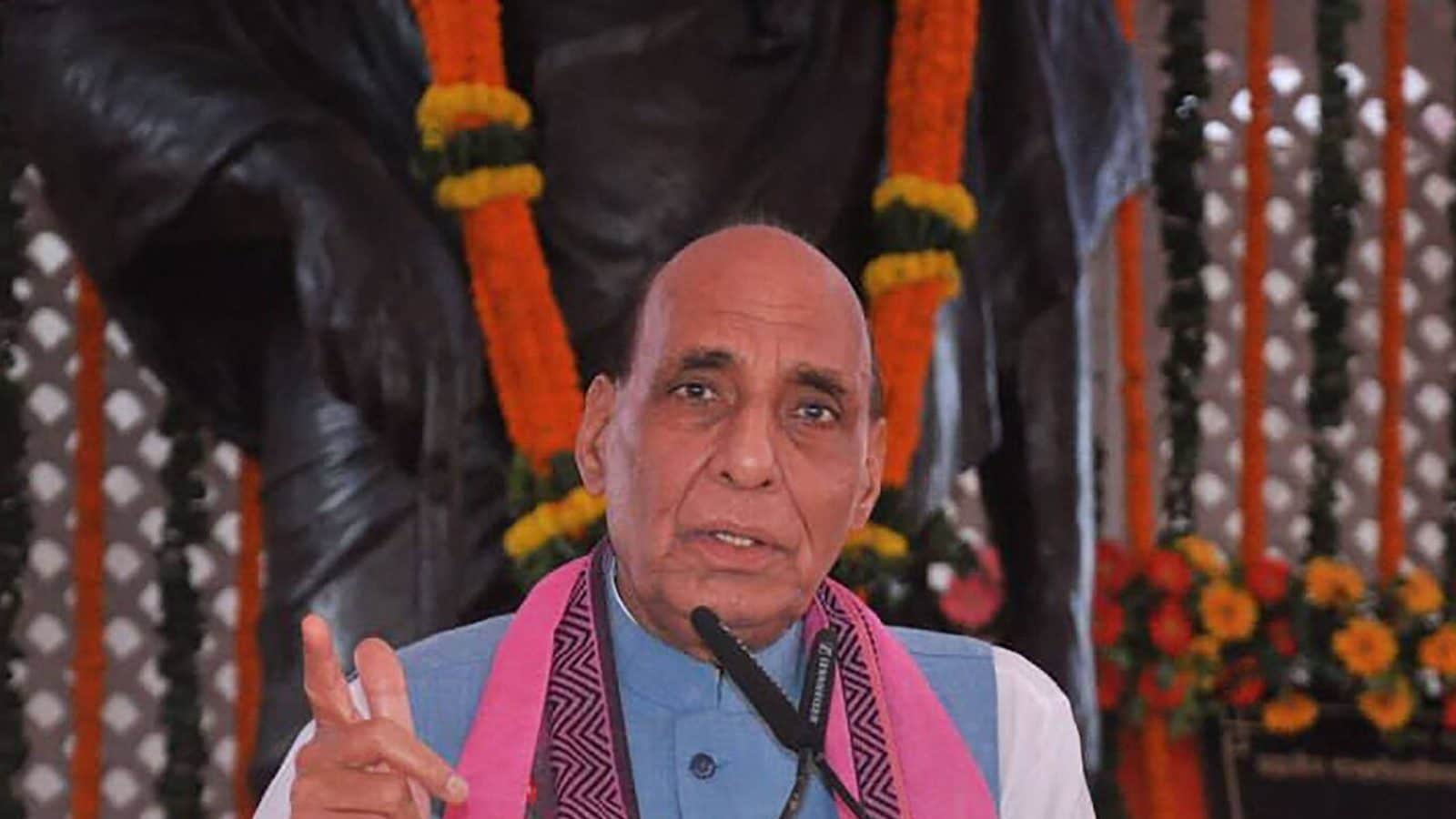 Rajnath Singh Takes Dig at SP, Says Those Involved in Appeasement Politics Can't Be 'Samajwadi'