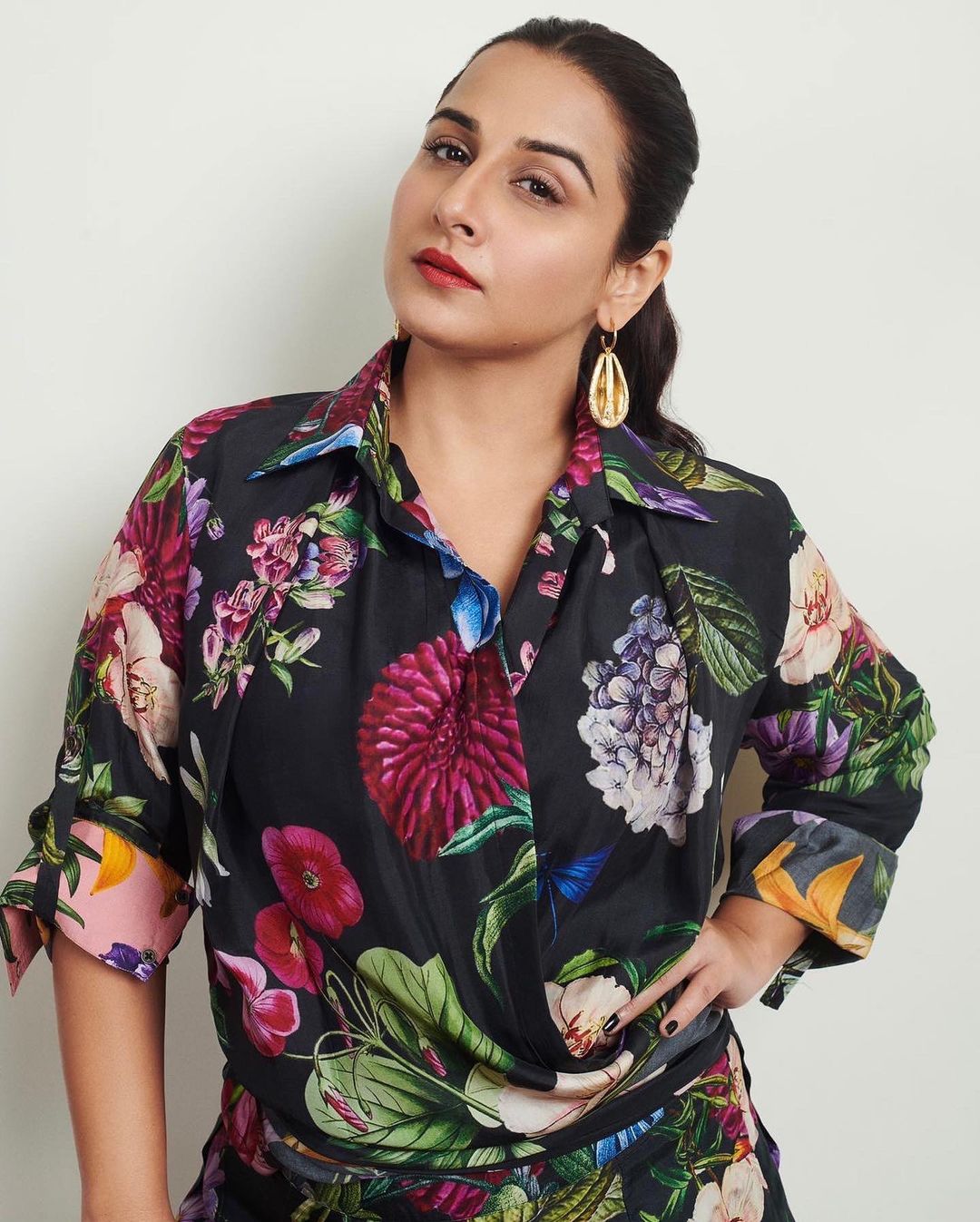 Vidya Balan Gives Boho Vibes In Zebra Print Co-ords, Check Out The Diva ...