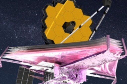 Nasas Webb Telescope Unfolds 21 Foot Gold Coated Primary Mirror Set