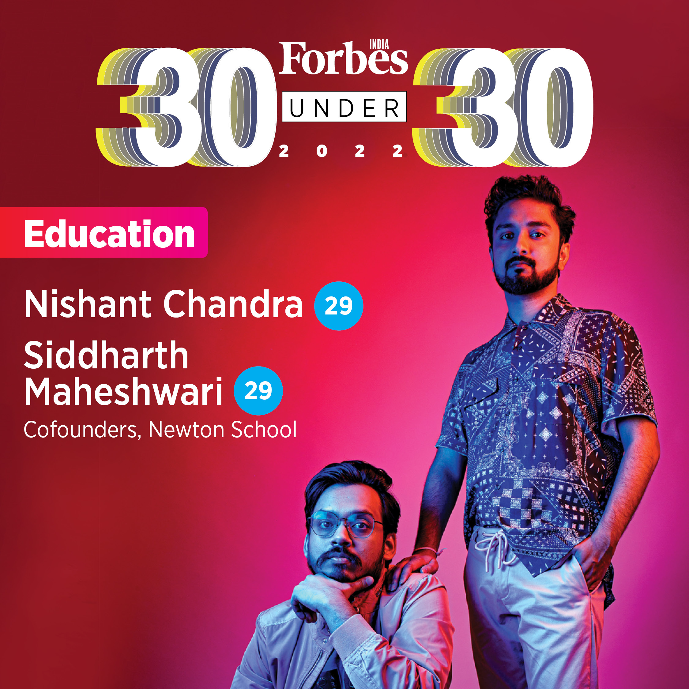Forbes 30 Under 30, 2022: Meet Young Indians Who Changed the Game This ...