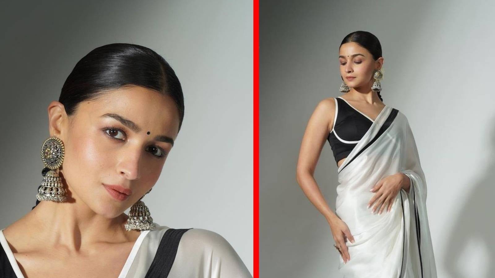 Alia Bhatt Is A Sight For Sore Eyes In Beautiful White Sarees During ...