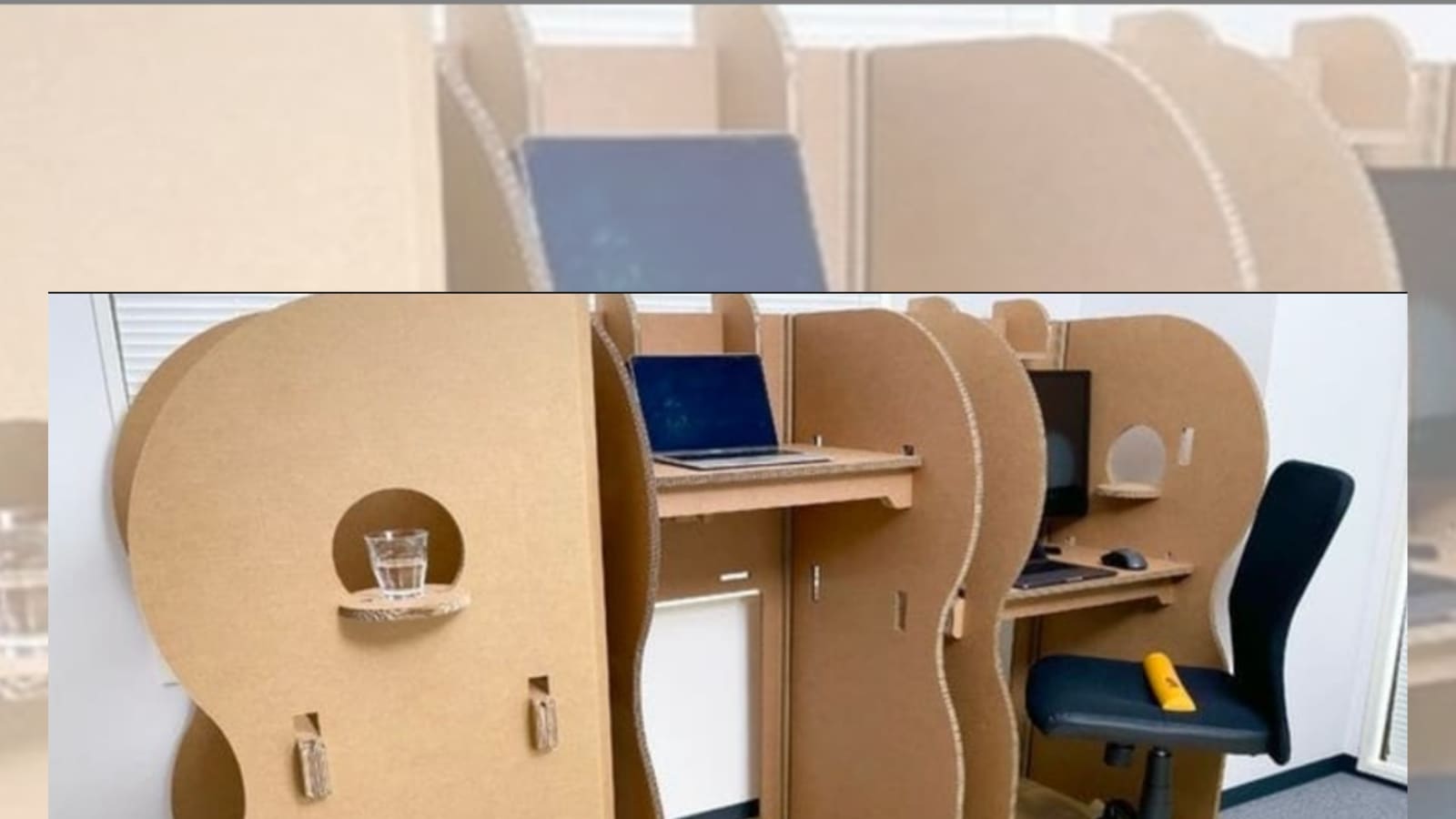 No Home Office Setup? This Foldable Cardboard Desk Facilitates WFH in ...