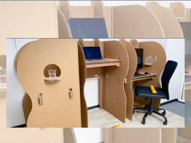 No Home Office Setup? This Foldable Cardboard Desk Facilitates WFH in ...