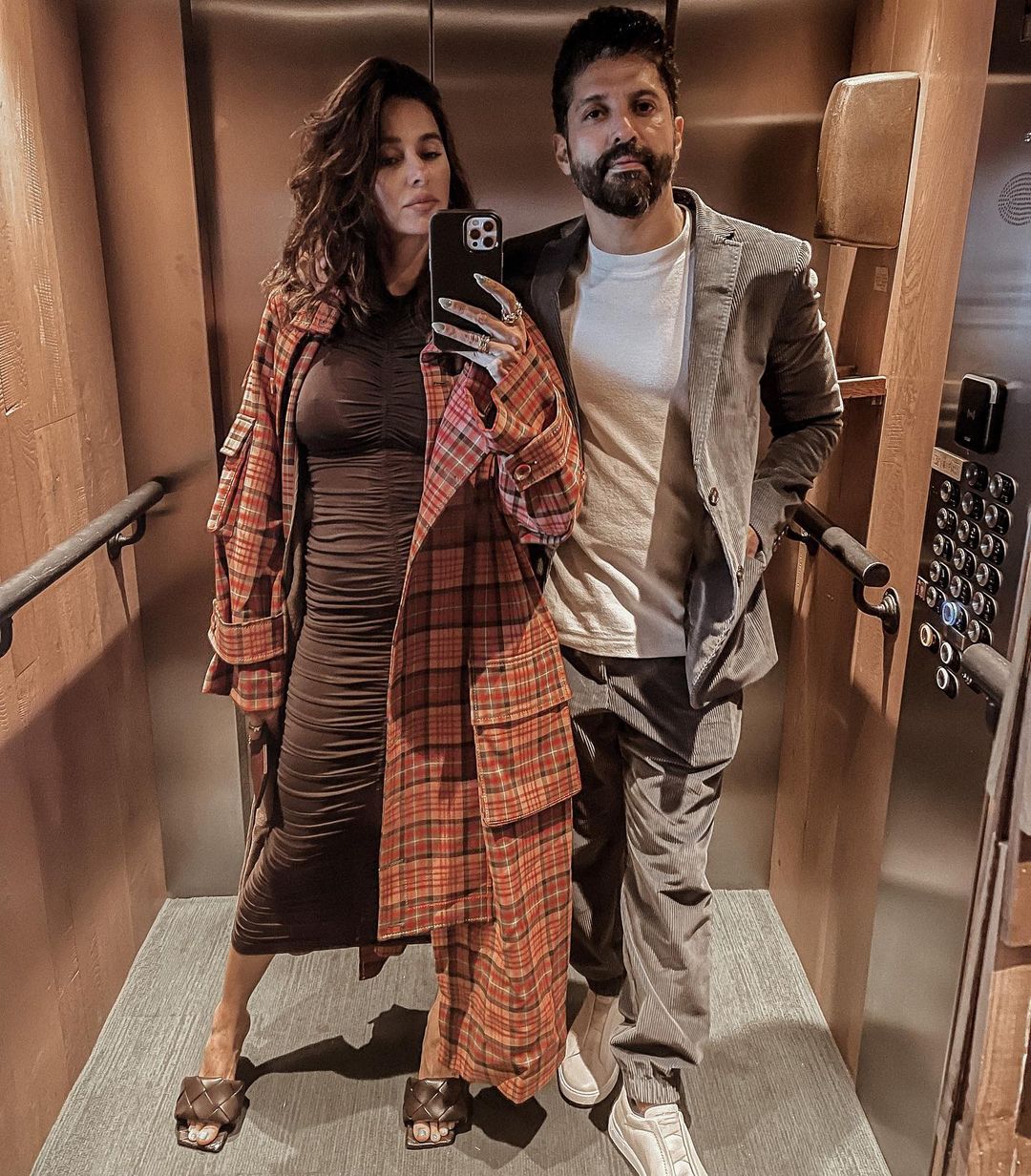 Farhan Akhtar And Shibani Dandekar Set Style Goals, See The Newly ...