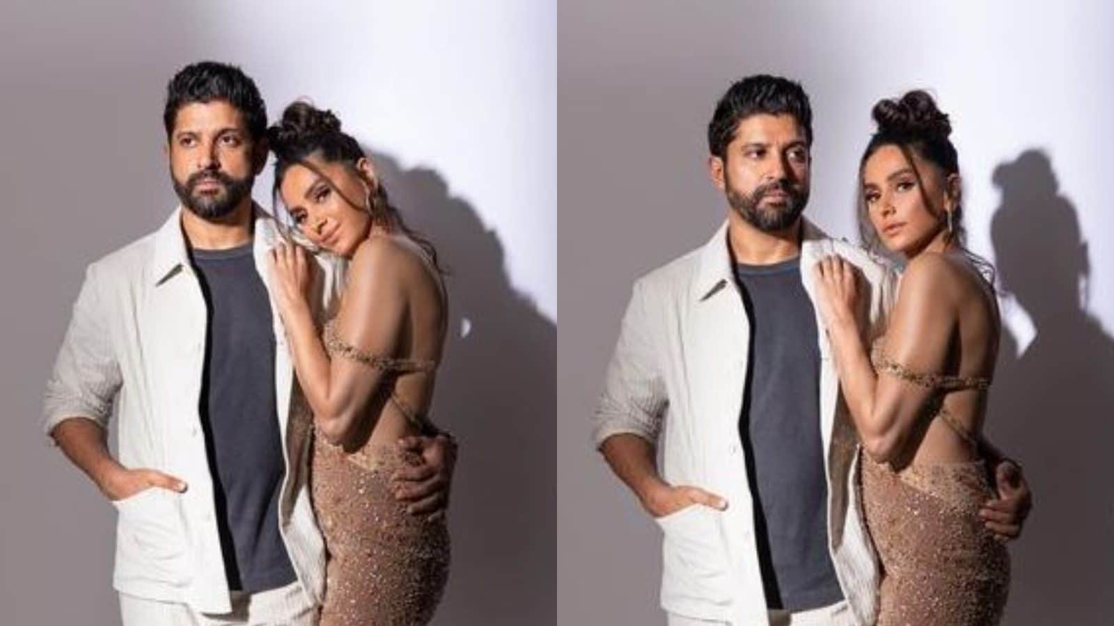 Shibani Dandekar Introduces the 'Akhtars' as She Poses With Farhan Akhtar for a Glamorous Photo ...