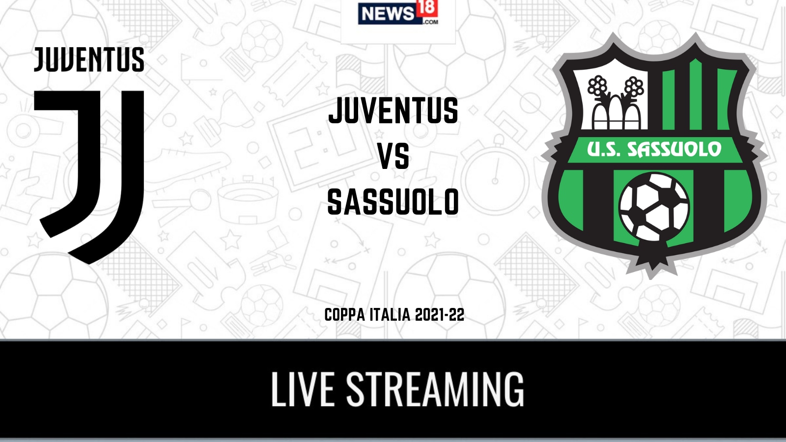 Coppa Italia Juventus vs Sassuolo LIVE Streaming: When and Where to ...