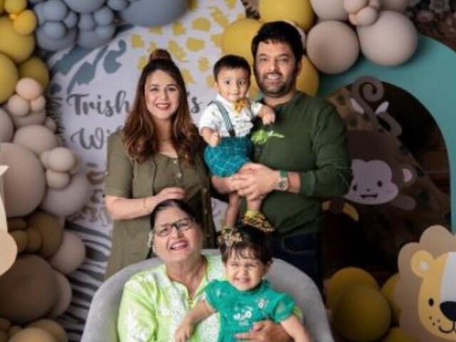 Kapil Sharma Shares Aww-dorable Family Pic As His Little Munchkin Turns ...