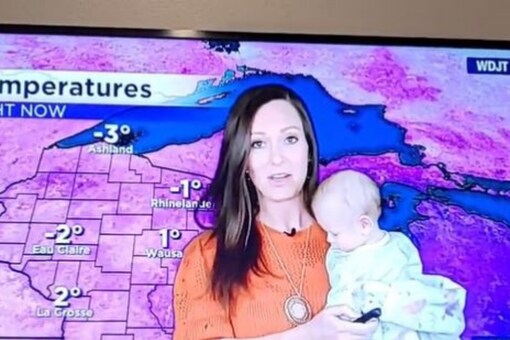 Meteorologist Mom Working From Home Brings 3-month Baby on Air in ...